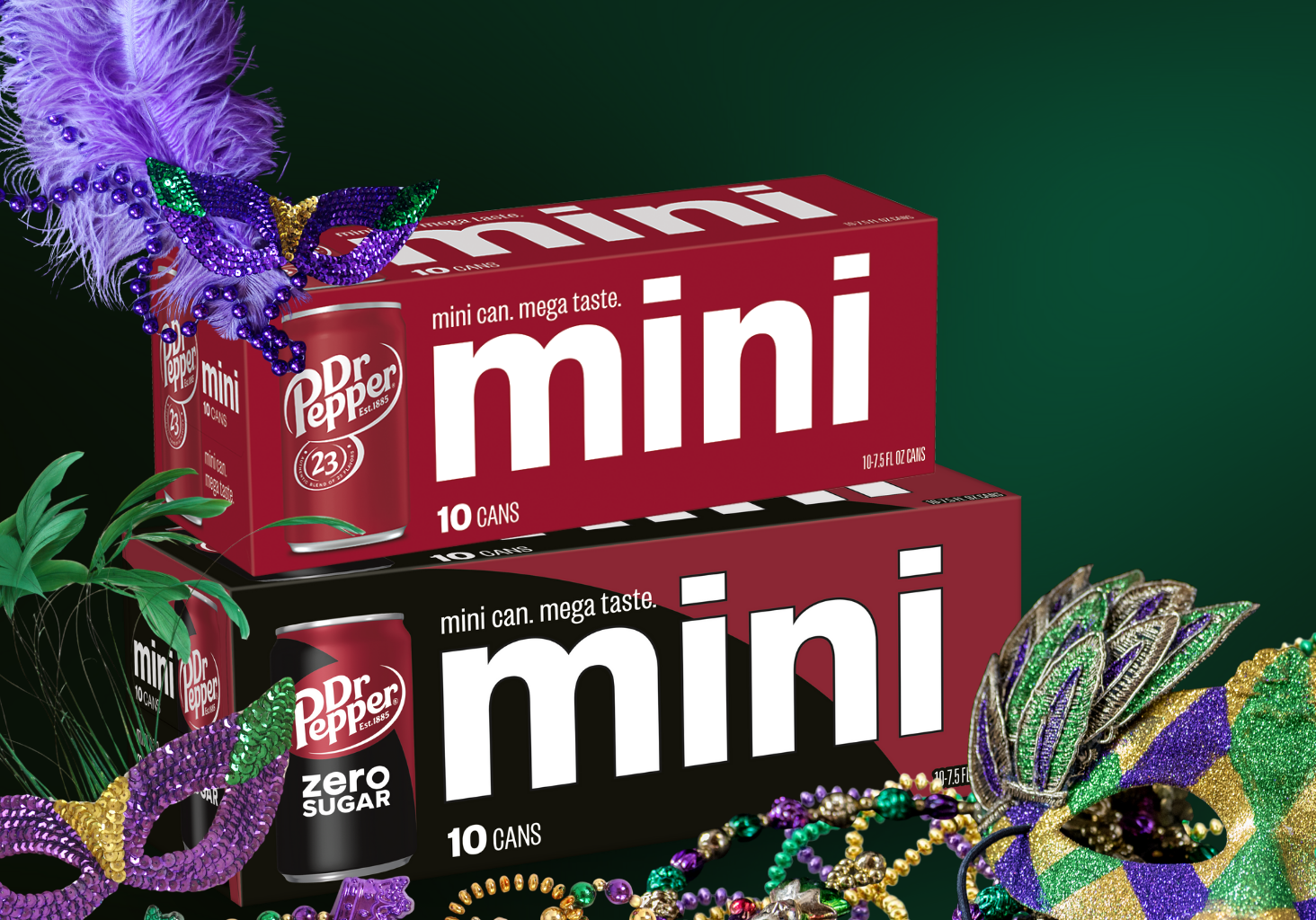 Dr Pepper Mardi Gras $5 Cash Back Bundle